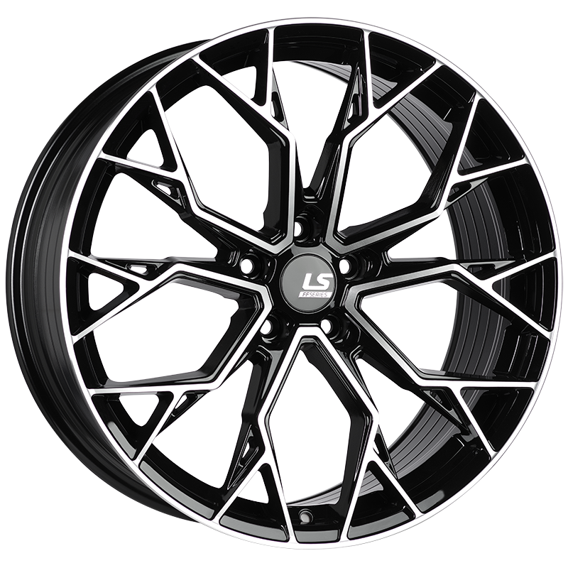 Диск автомобильный литой LS FlowForming RC61 18x8 5x108 et36 dia65.1 BKF
