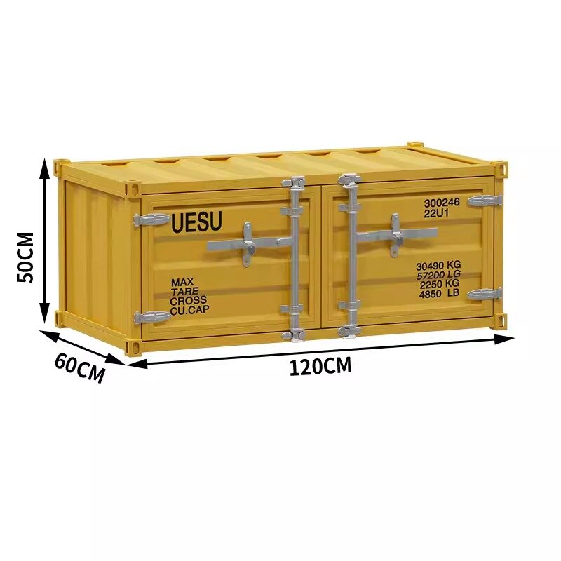 Журнальный стол серии Industrial Furniture (120 см желтый цвет)