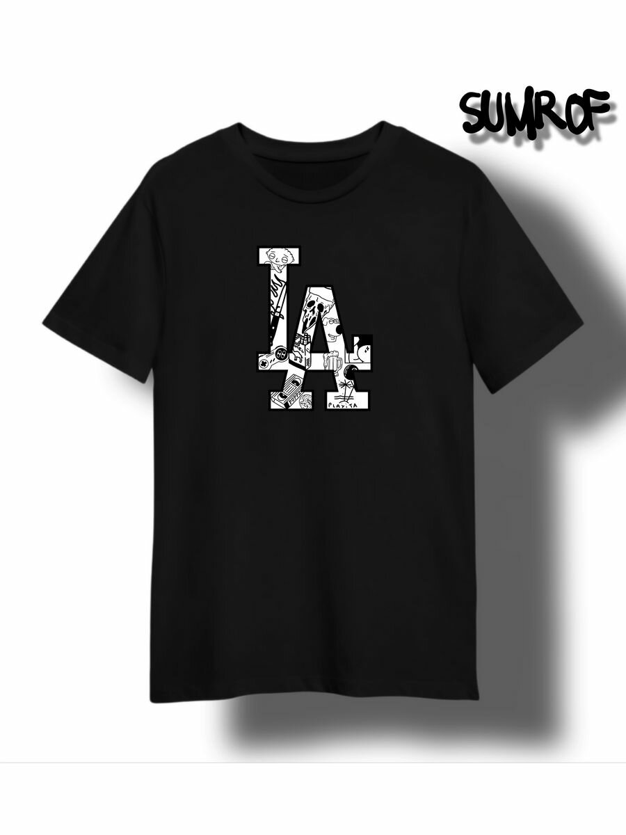 Футболка los angeles la персонажи