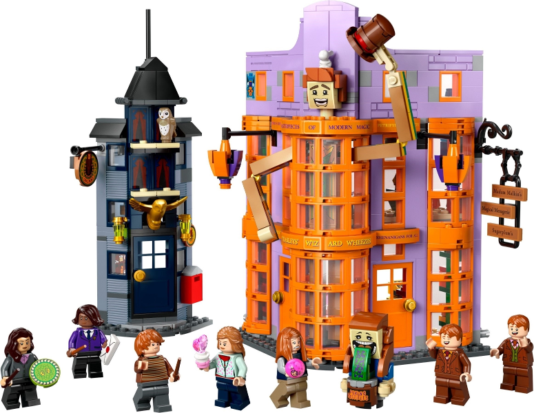 Конструктор LEGO Harry Potter 76422 Косой переулок: Волшебные хрипы Уизли