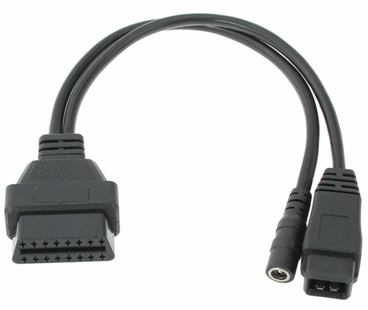 Переходник PSA 2 pin на OBD2 16pin для диагностики автомобилей Peugeot/Citroen