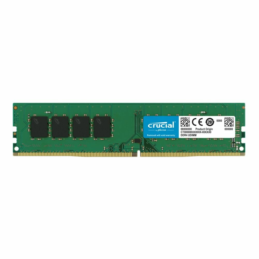 Модуль памяти Crucial CT32G4DFD832A 32GB DDR4 3200 DIMM Non-ECC, CL22, 1.2V, 2Rx8, RTL{100} (822475)