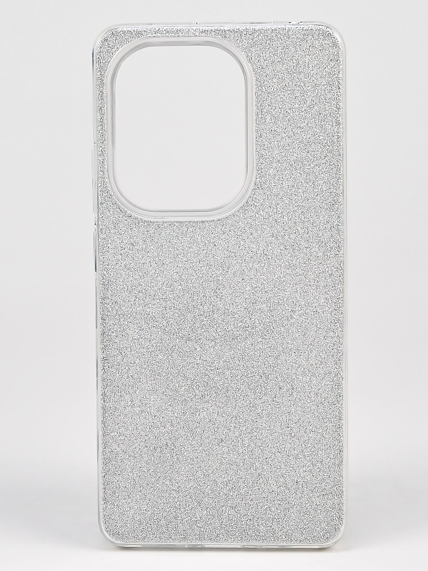 Силиконовый чехол бампер на смартфон Xiaomi Redmi Note 13 Pro 4G переливающийся с блестками, защитная блестящая накладка для телефона ксаоми редми ноте 13 про