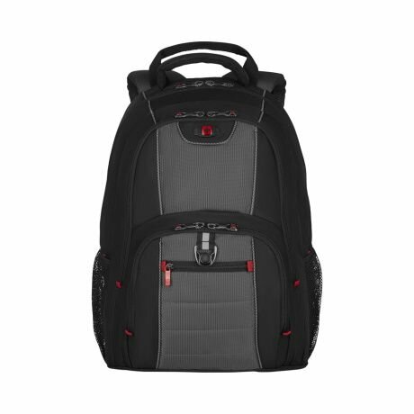 Рюкзак Wenger 16", черный/серый, полиэстер, 38х25х48 см, 25 л 600633