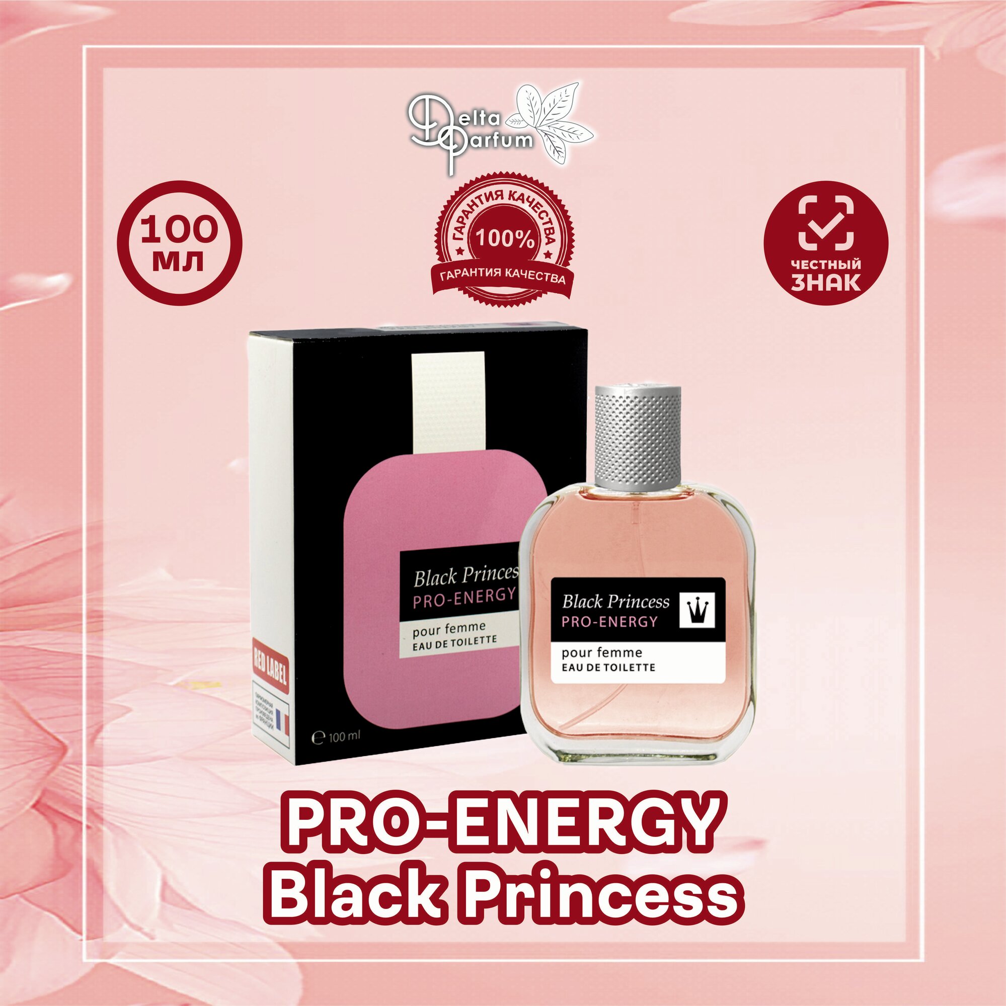 TODAY PARFUM (Delta parfum) Туалетная вода Pro-Energy Black Princess