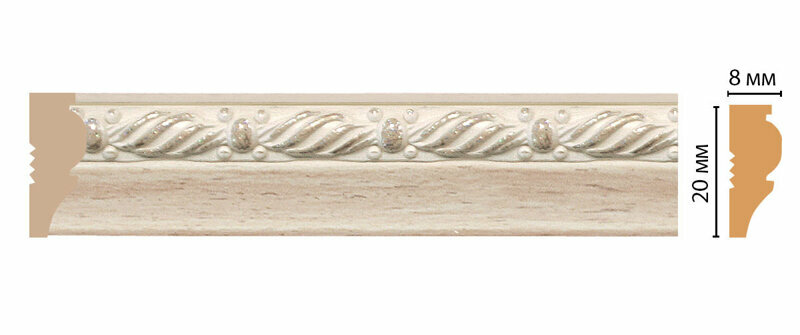 Цветной молдинг Decomaster 103-13, 1шт (длина 2,4м)