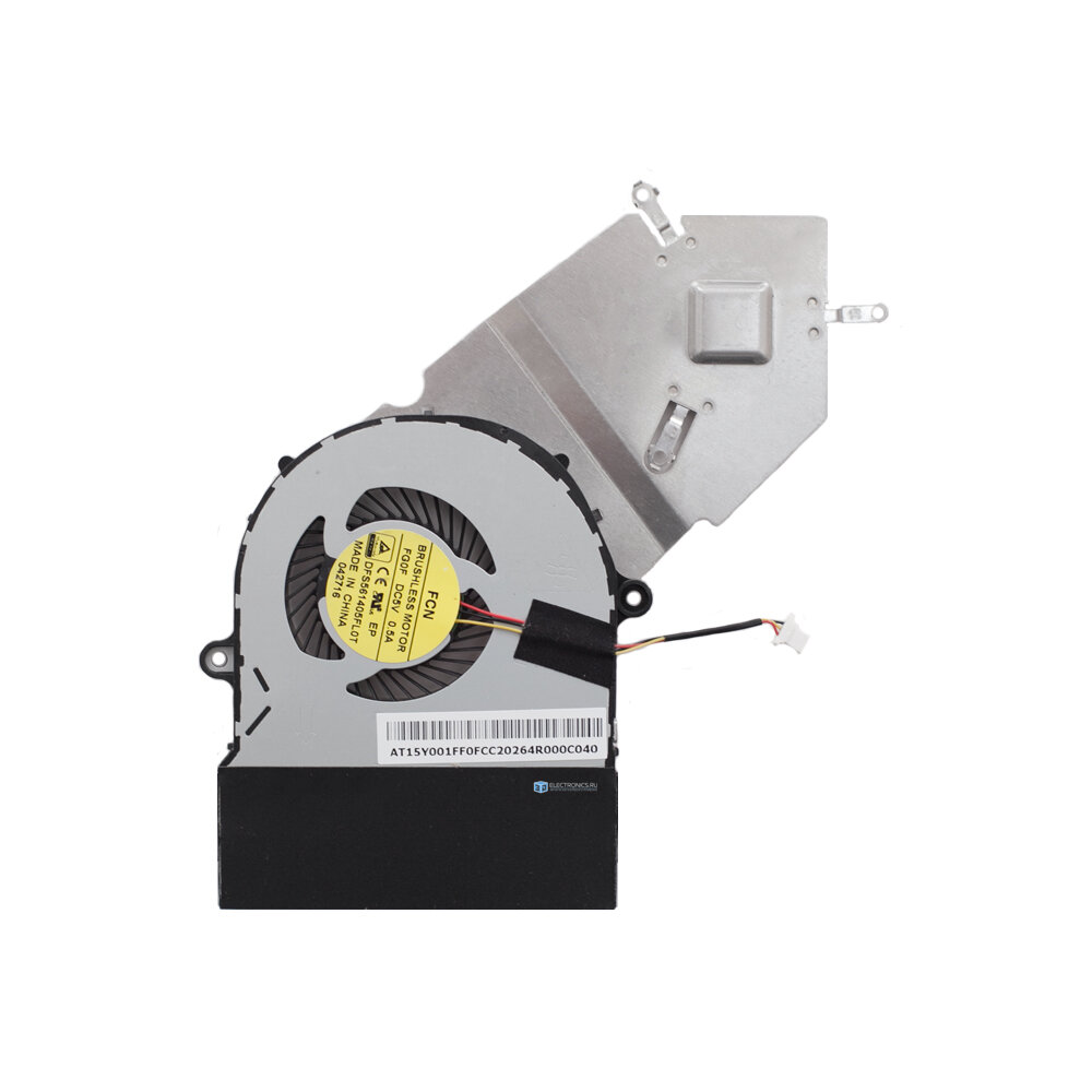 Кулер для ноутбука Acer Aspire E5-511 / Aspire E5-411 / Travelmate P256-MG / AT15Y001FF0 / FCN47ZQMFATN00 - вентилятор