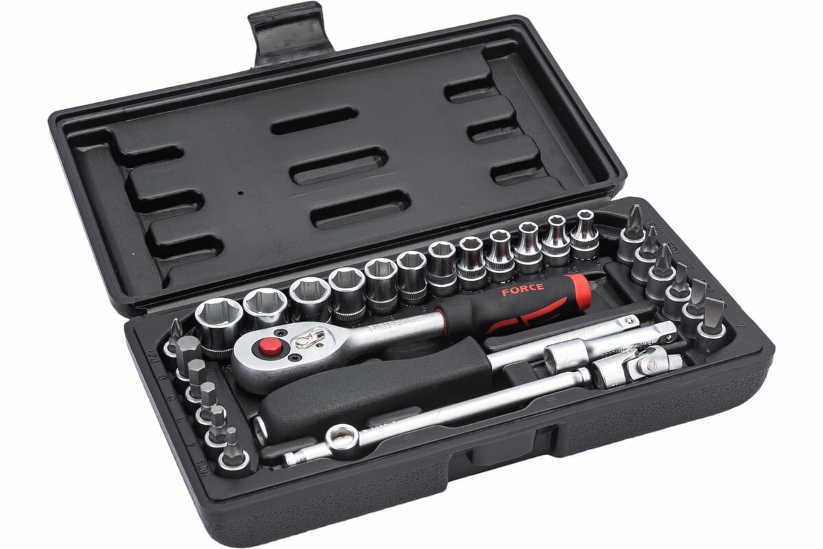 FORCE Набор инстр. с 6-ти гран головками 29пр. 2292