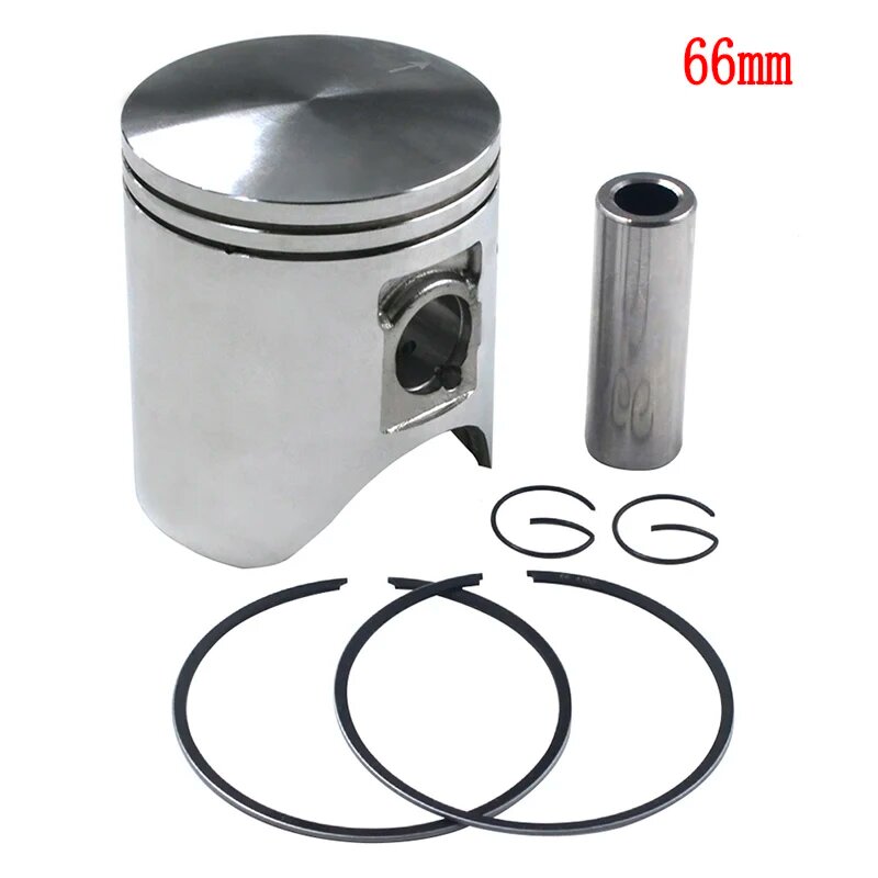 Комплект поршневых колец 66 мм, 66,25 мм, 66,5 мм, 66,75 мм, 67 мм для мотоцикла HONDA CRM250, CRM 250, 246 KAE MD24 Серебряный, 66mm Piston Kit