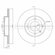 Диск тормозной передний Trusting DF012 для Audi 80 (1972-1986), Audi 90 (1984-19...
