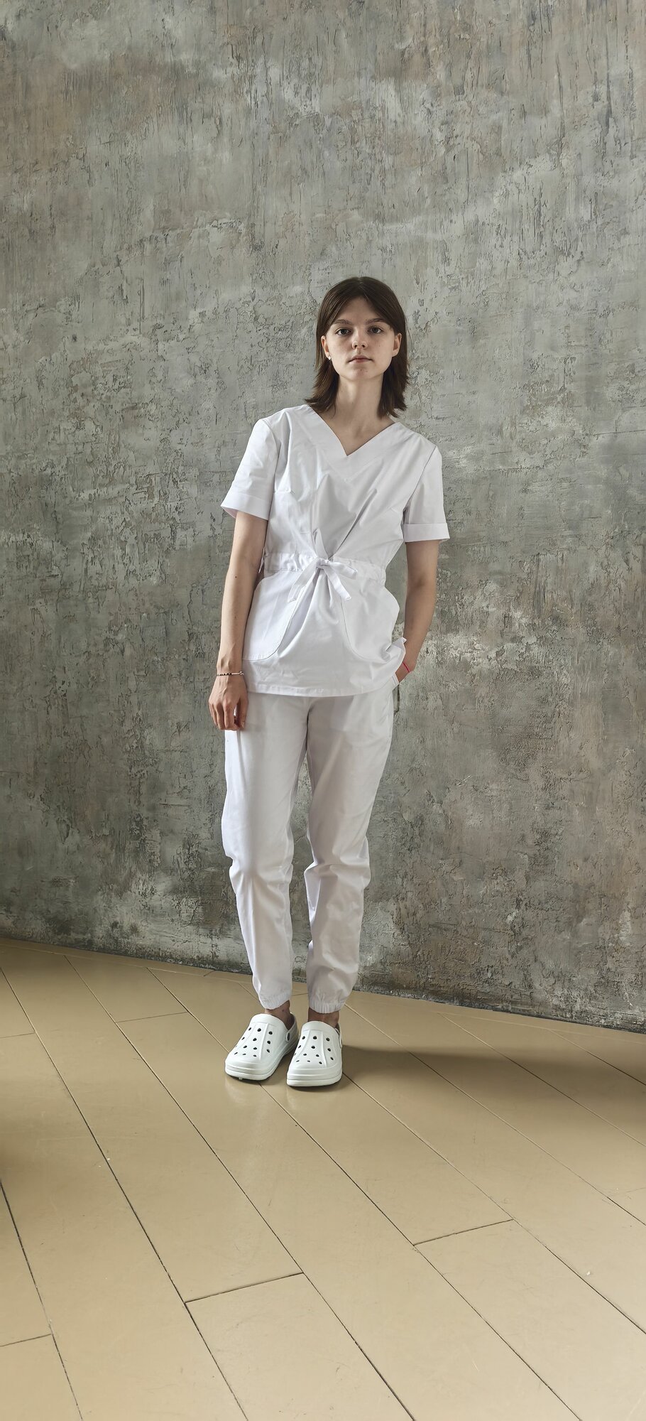 Костюм PROFFORMA, 2 шт, для бьюти-мастеров, медиков, женский, белый