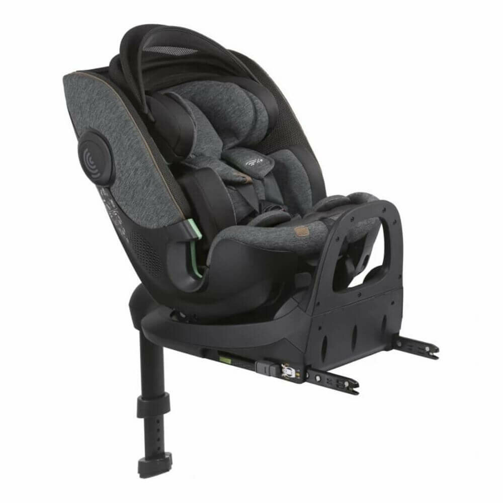 Chicco Bi-Seat I-Size with Base Full 360, автокресло с рождения до 12 лет гр.0-1-2-3 (0-36 кг), цвет Air Black