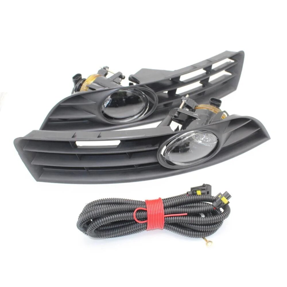 Для VW Passat B6 Sedan Wagon 2006 2007 2008 2009 2010 2011 Стайлинг автомобиля светодиодный противотуманный фонарь решетка крышка жгута проводов в сборе Set light