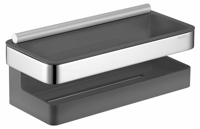 Keuco Корзинка Keuco 12759010001 Moll для душа, хром/антрацит