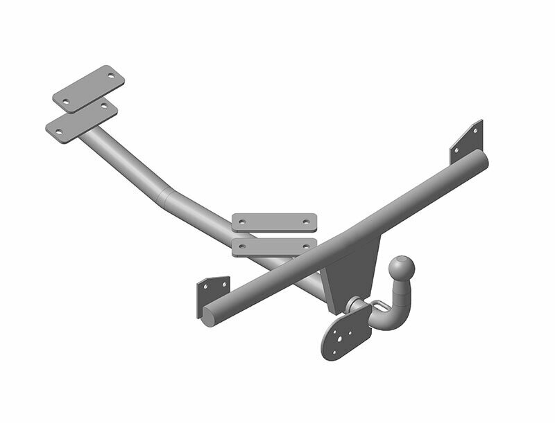 Фаркоп Avtos на AUDI 80 B3 (1986-1991)(паспорт и сертификат в комплекте)(без электрики)AU 01 (90x20x16)