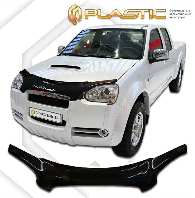 Дефлектор капота Great Wall Wingle 2008-2012 Classic черный exclusive