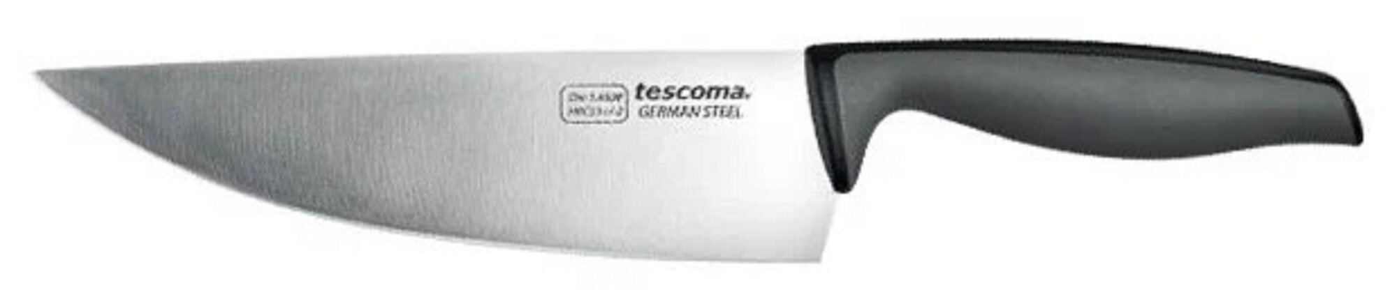 Нож кухонный Tescoma "Precioso" 18см, нож шеф, сталь, пластик, черный