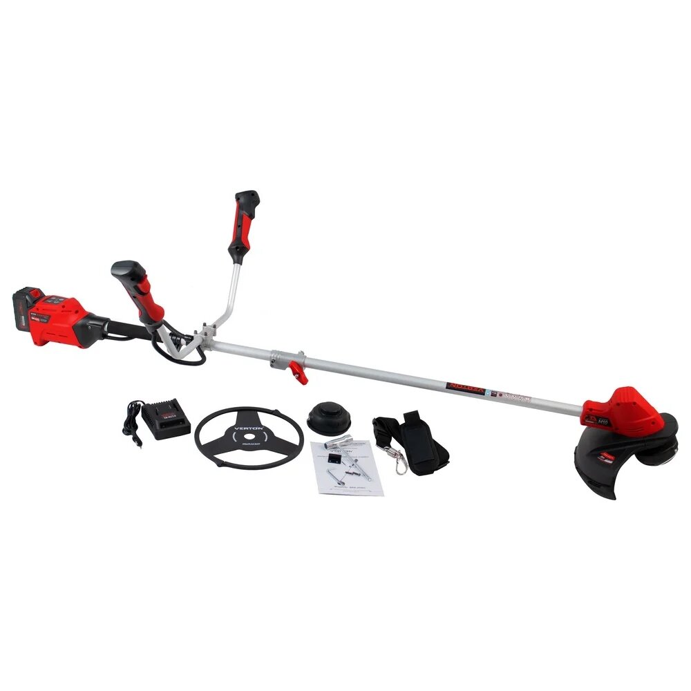 Триммер аккумуляторный бесщеточный VERTON Garden Green Pro BBR-2030U 01.14203.17011 антивибрационная система