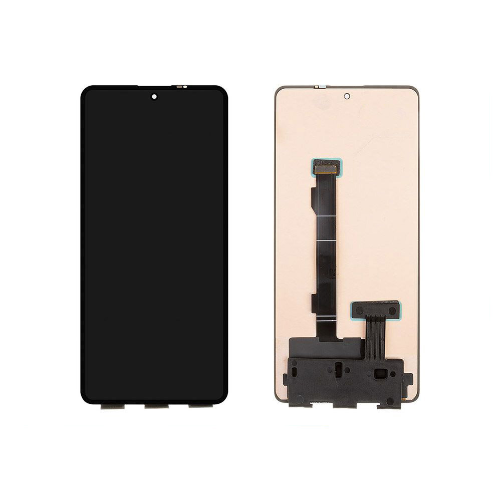 Дисплей (экран) в сборе с тачскрином для Xiaomi Redmi Note 12 Pro 5G, POCO X5 Pro 5G черный OLED / 1080x2400