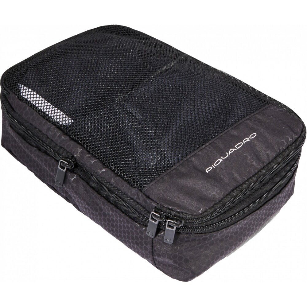 PIQUADRO AC6373TA/N Органайзер для путешествий piquadro, medium 280х190х90 мм, полиэстер, черный