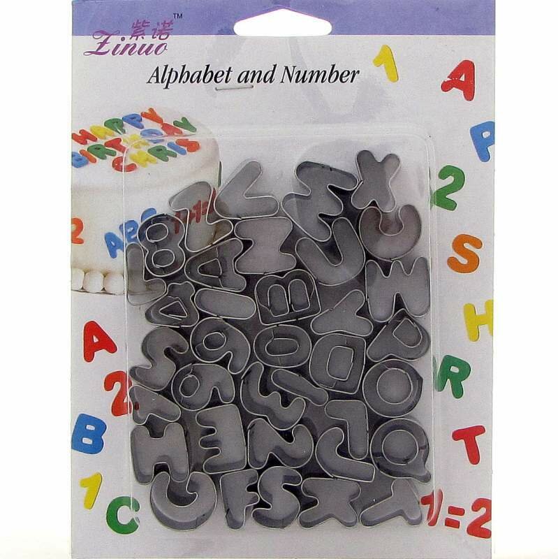 Выемка для теста Алфавит английский набор 37 шт. Alphabet and Number Zinuo (Набор из 1 шт.)