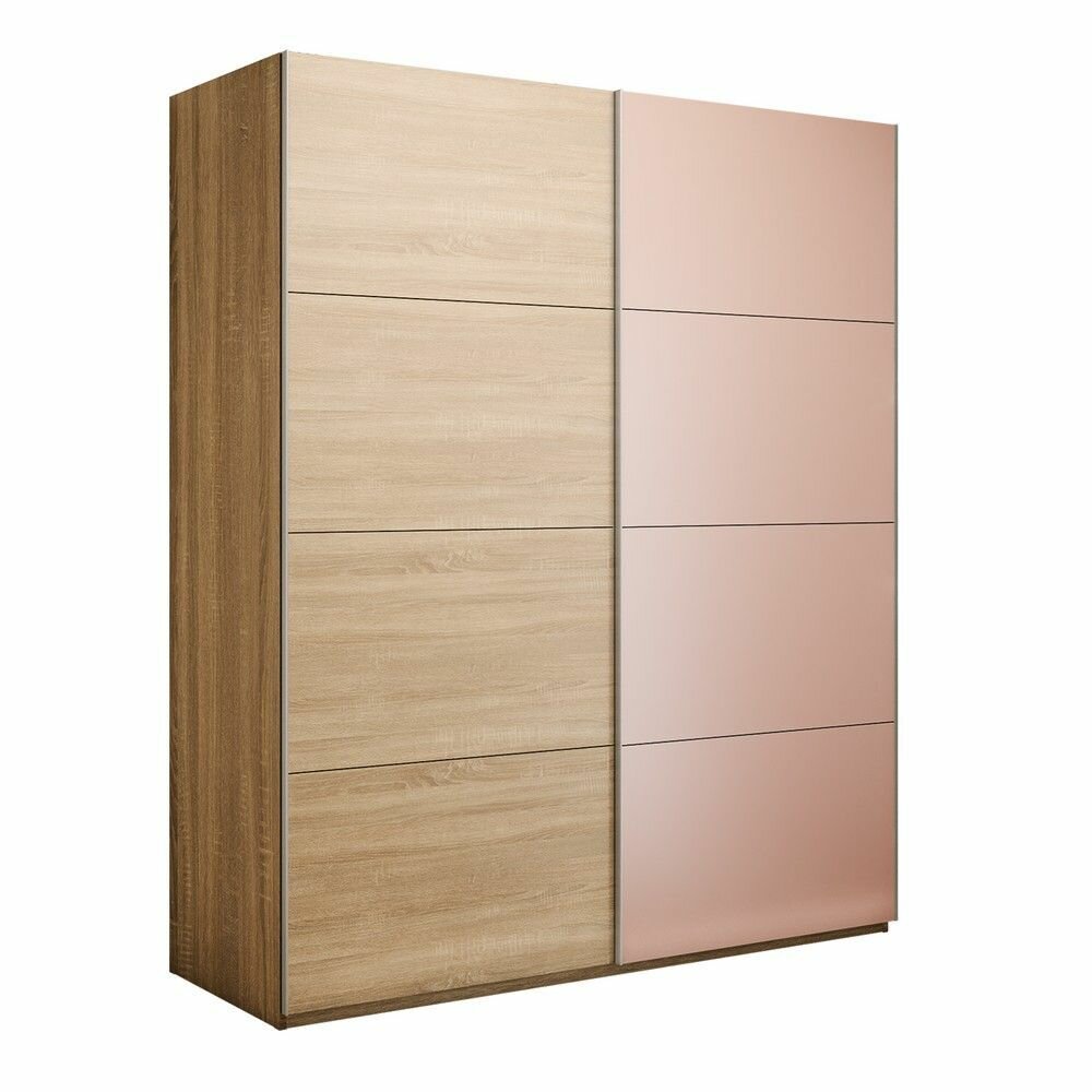 Шкаф-купе Эста 1,6, 2,2м ЛДСП/стекло пудра