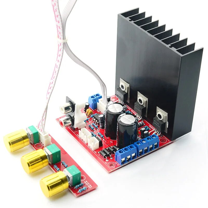 Lenwaycn LM1875 2.1 канальный усилитель для домашней аудиосистемы FINISHED PRODUCT
