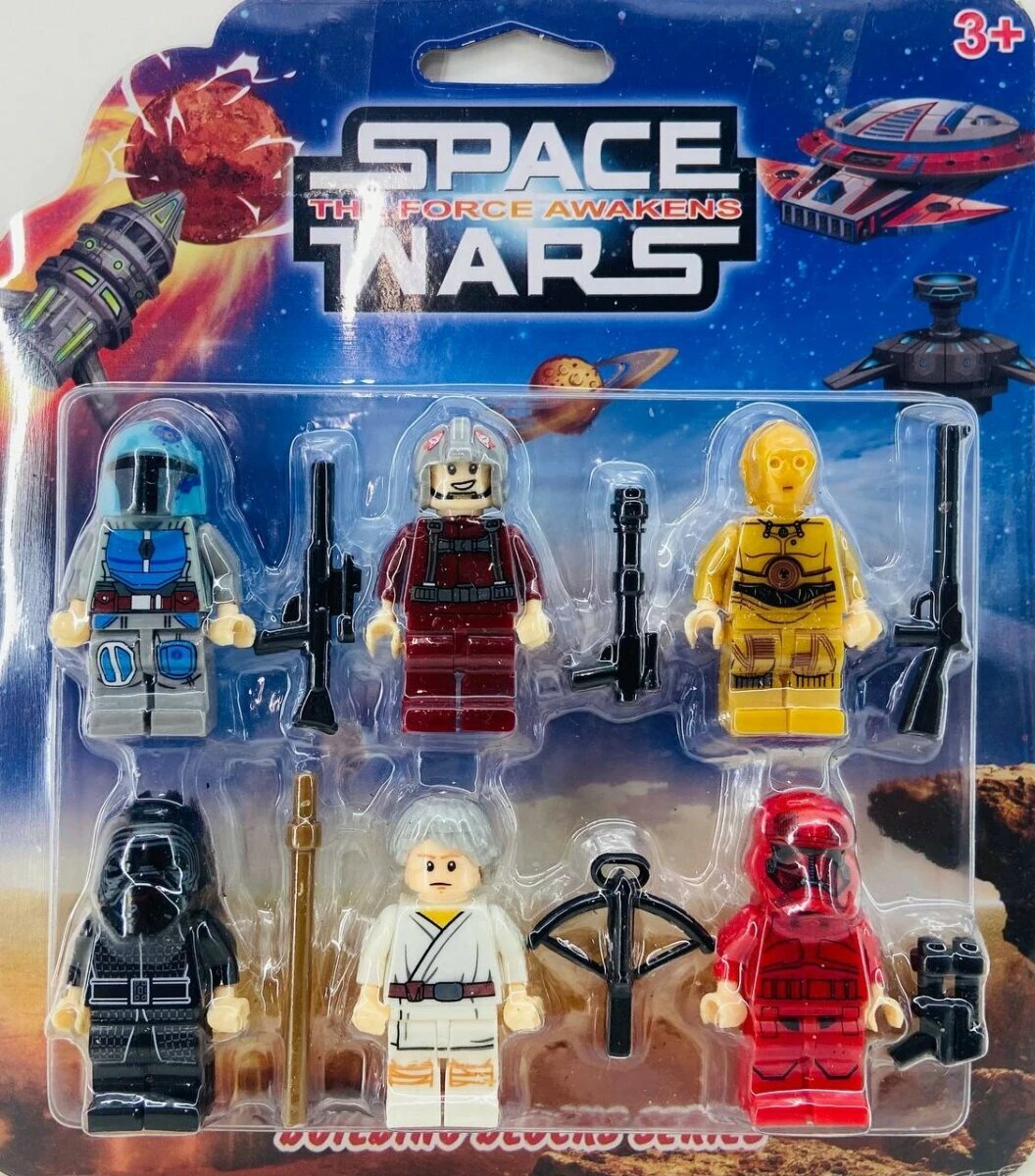 Набор Фигурки Звездные войны STAR WARS SL89180, 6 штук на блистере
