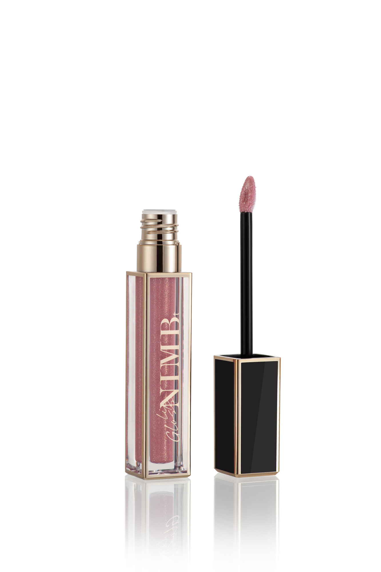 Блеск для губ NIMBt LIP GLOSS 05, увлажняющий, Гелевый, коричневый/бежевый — фото 1