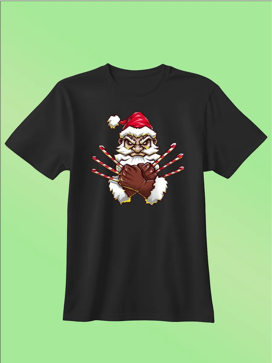 Футболка санта росомаха
