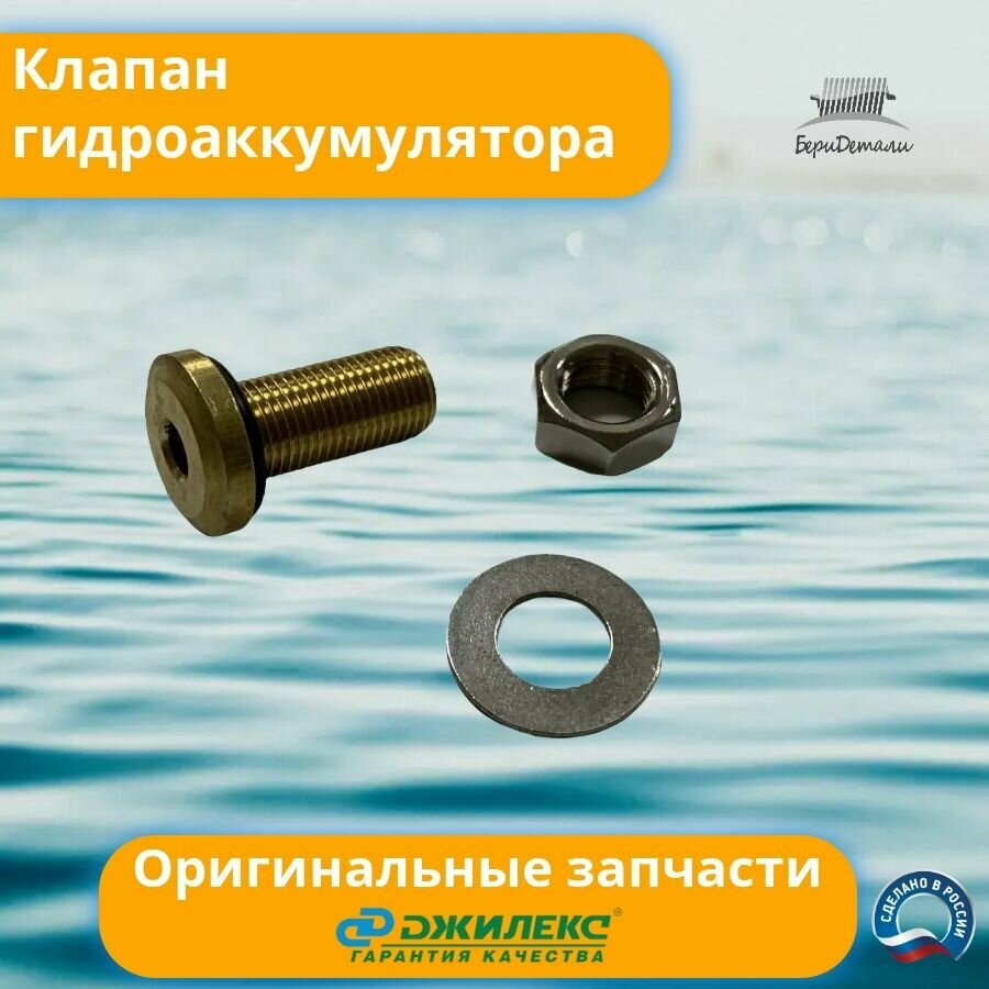 Клапан гидроаккумулятора латунный (з-д Джилекс)