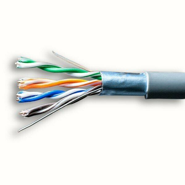 Кабель SUPRLAN информационный Premium кат.5E FTP 4X2X24AWG PVC внутренний 305м серый 01-1012-2