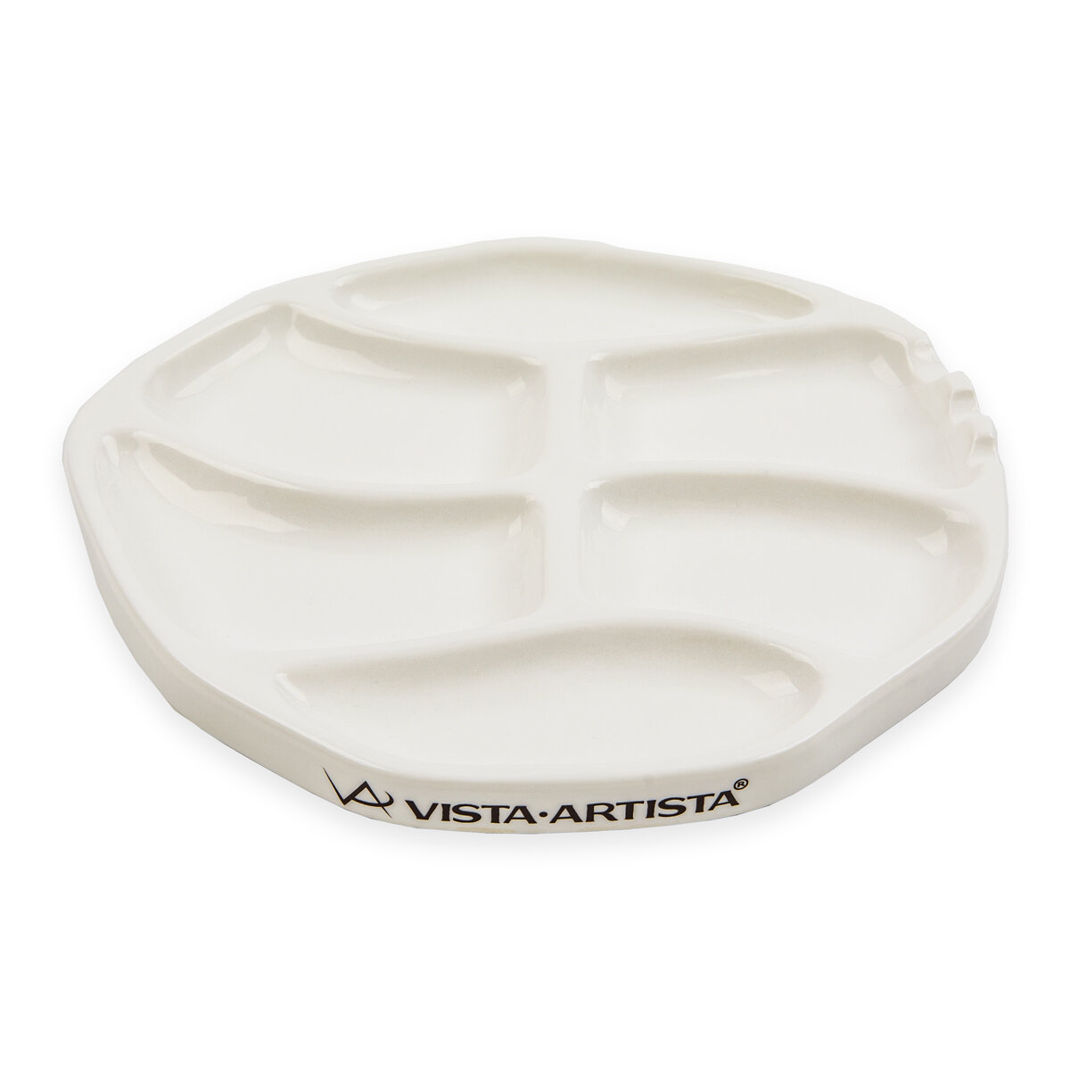 Палитра керамическая VISTA-ARTISTA CPV-01 15 х 16 см 6 ячеек