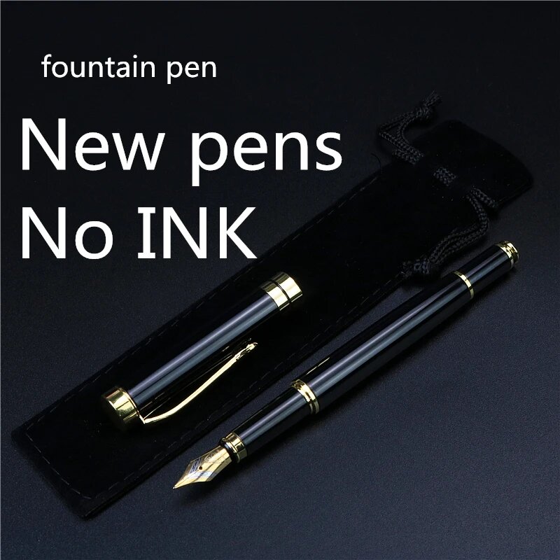 Металлическая перьевая ручка и ручка-ролик ZYCC, золотой текст Fountain pen