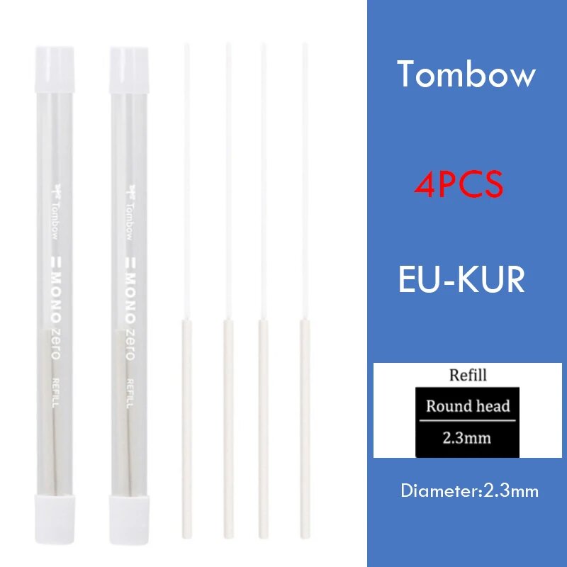 Автоматический ластик Tombow MONO Zero 4Roud Refill