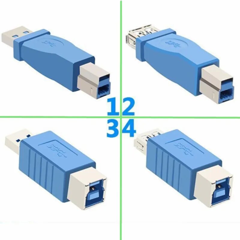 USB 3.0 адаптер Папа-Мама, TYPE 3