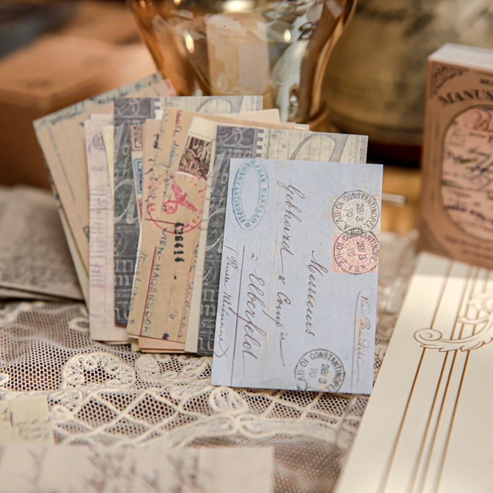 Бумага для скрапбукинга Mr.paper Ретро стиль 50 листов/книга Можно использовать для украшения блокнотов Материалы ручной работы DIY