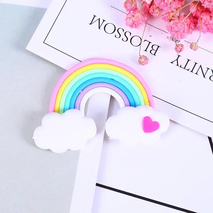 Набор из 10 радуг из полимерной глины 28