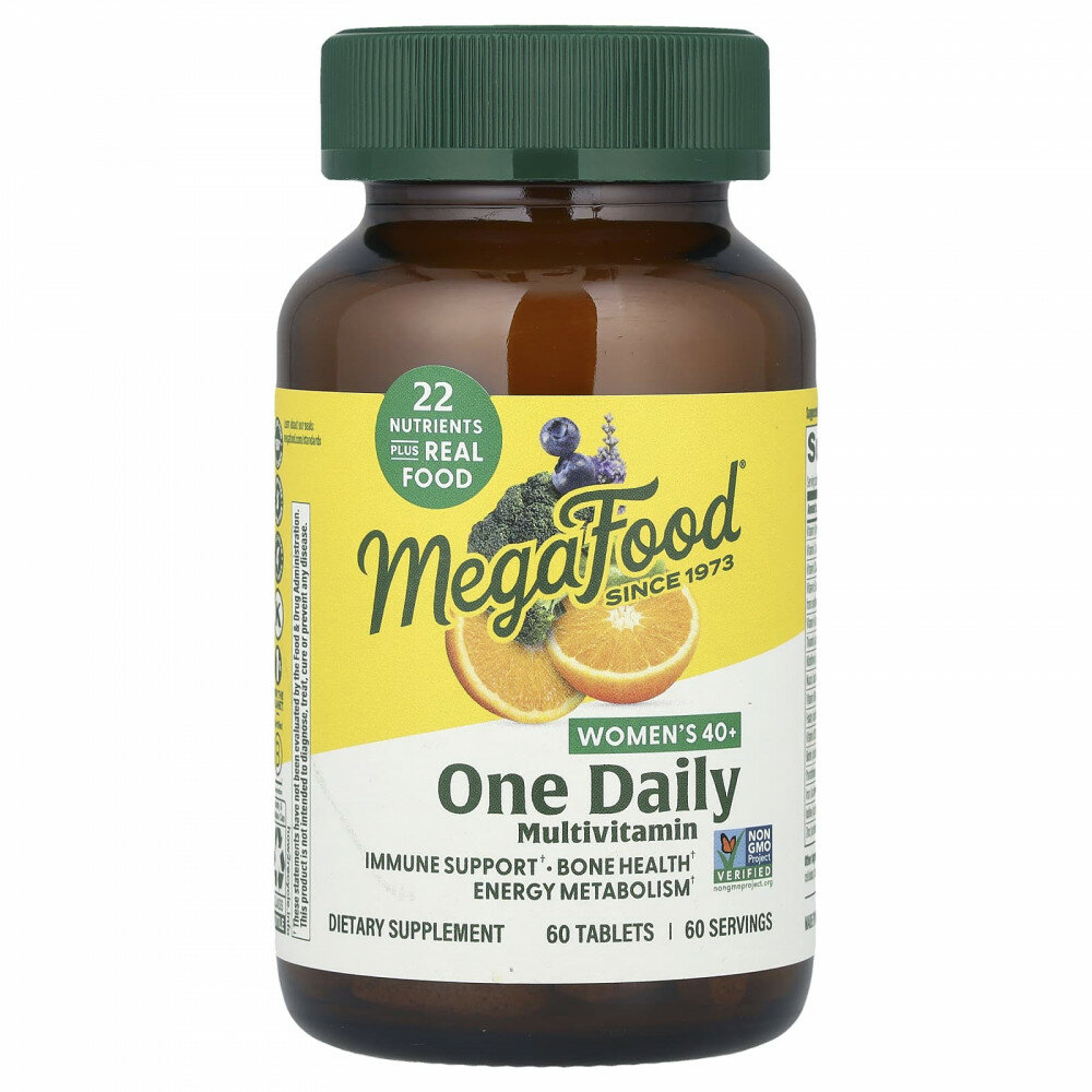MegaFood, Мультивитамины для женщин старше 40 лет, 60 таблеток