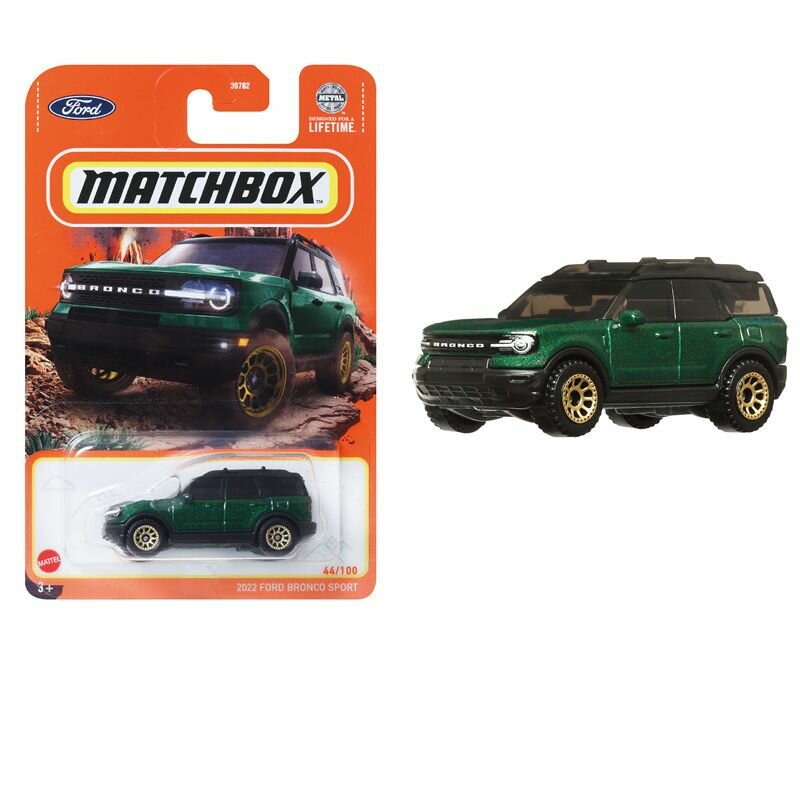 Машинка Matchbox 2024-30782:2022 Ford Bronco Sport