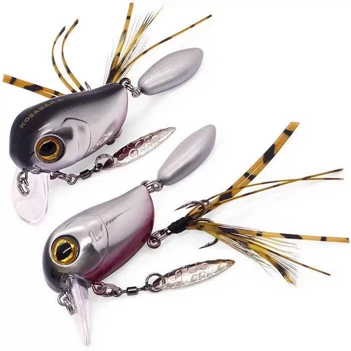 Воблер для рыбалки Kosadaka MICRO TAPPY 54F SBL, 54.0 мм, 4.8 г, заглубление 0.1-0.2 м, sbl