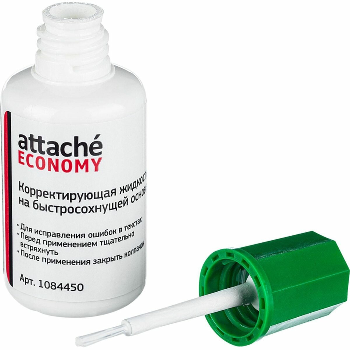 Корректирующая жидкость Attache Economy, 16г, быстросохнущая, 12шт.