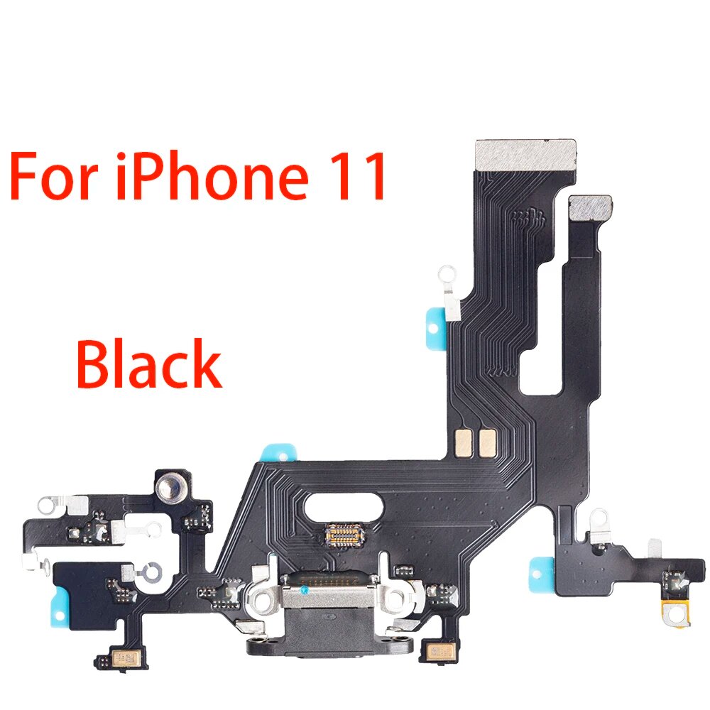 1 шт. гибкий шлейф для зарядного устройства для iPhone 11 12 Pro Max USB док-станция соединитель для зарядки гибкий кабель для передачи данных запасные части