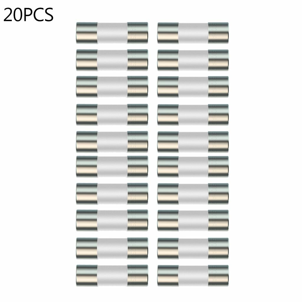 (1 комплект из 20 штук) Керамический предохранитель 3,5x10 мм-(10шт 600hA + 10шт 10A)