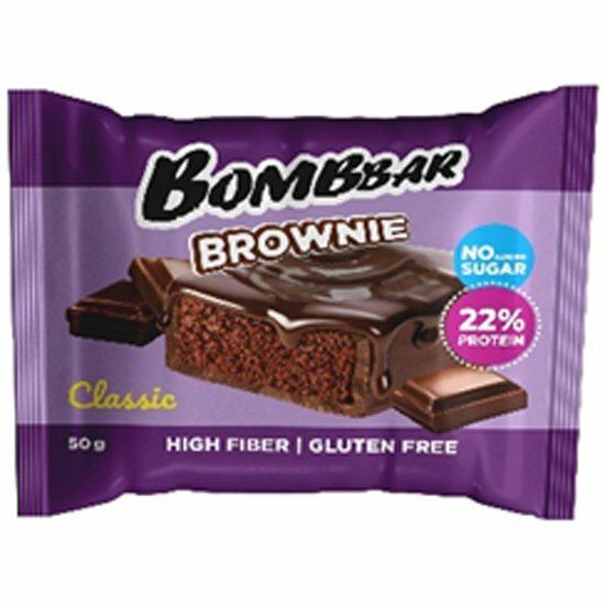 Протеиновое печенье Bombbar брауни классическое 50гр.