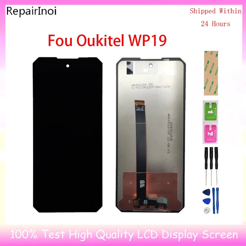 Новый ЖК-экран для Oukitel WP15 WP16 WP17 WP18 WP19 WP20 WP21 WP22 WP23 ЖК-дисплей, сенсорный экран, дигитайзер в сборе, замена For Oukitel WP19