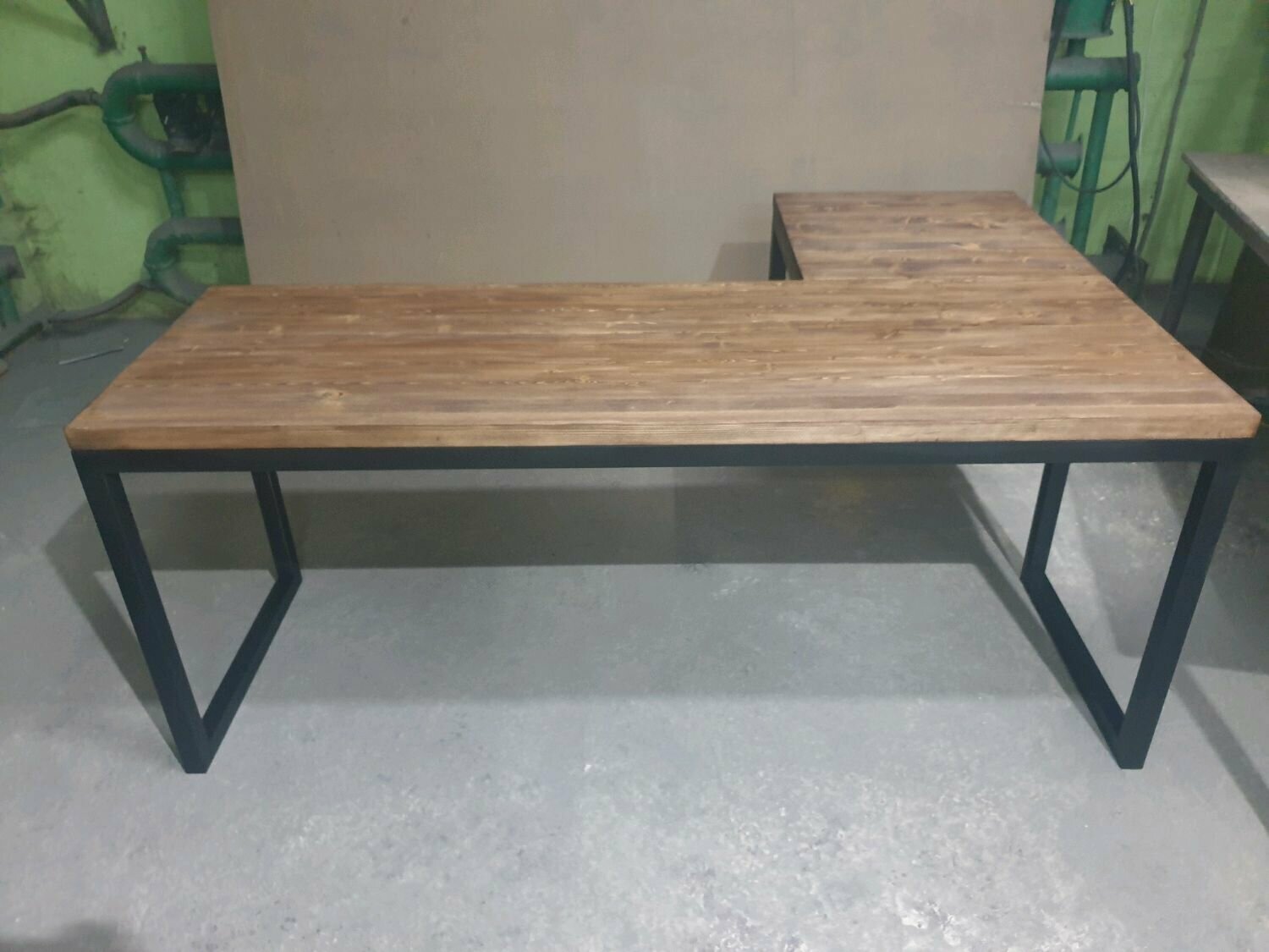 Стол EasyLOFT письменный угловой "Corner", 200x60x75 см, цвет бежевый
