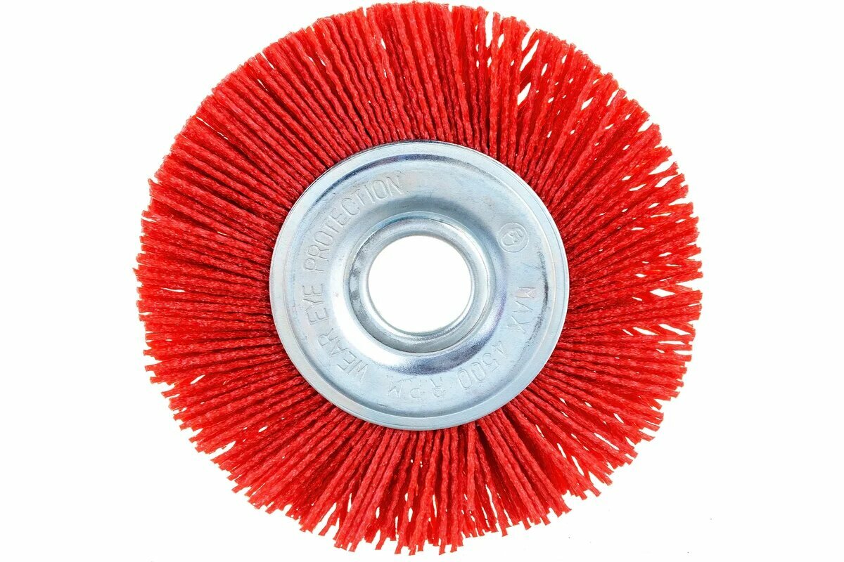 Щетка дисковая нейлоновая 125x22 мм для УШМ SKRAB 35482 - очистка и обработка металла