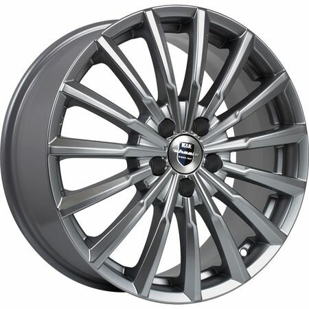 Колесный литой диск КиК Акцент-оригинал R14x5.5 4x100 ET43 CB60.1 Dark_platinum