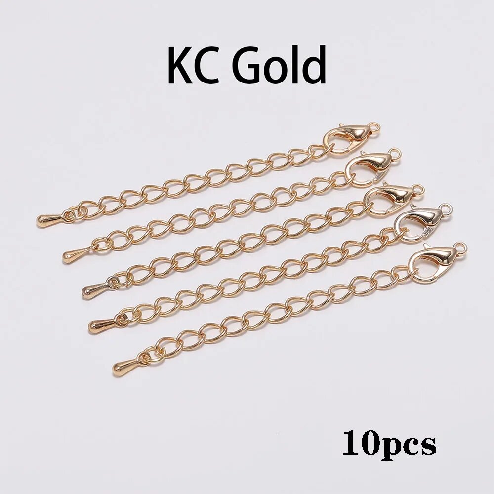 10 шт. Металлические карабины KC Gold 70 мм